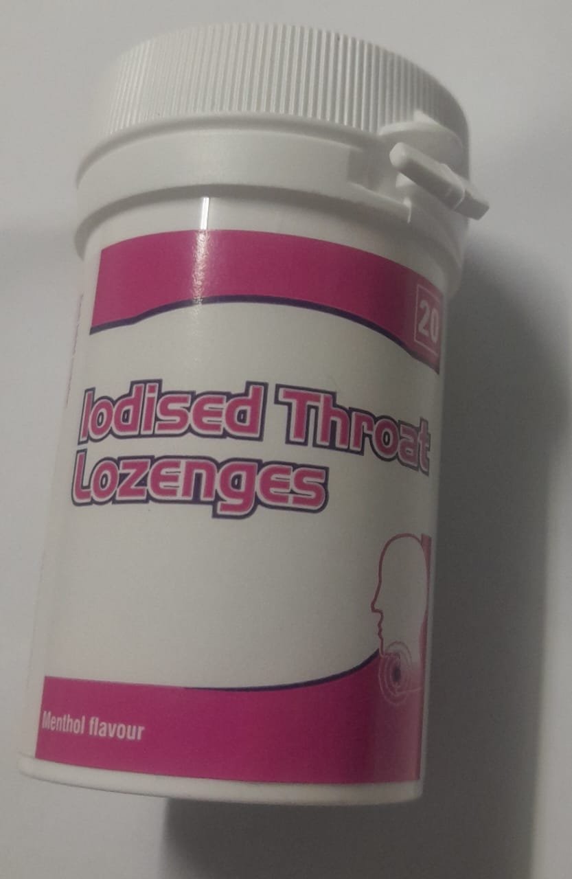Iodized throat lozenges 20s – Uptown Pharmacy